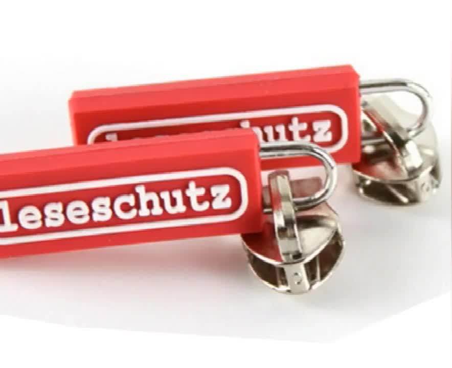 Silicone Rubber Custom Logo Zipper Pull Cute Zipper Pull For Sale - Buy ...