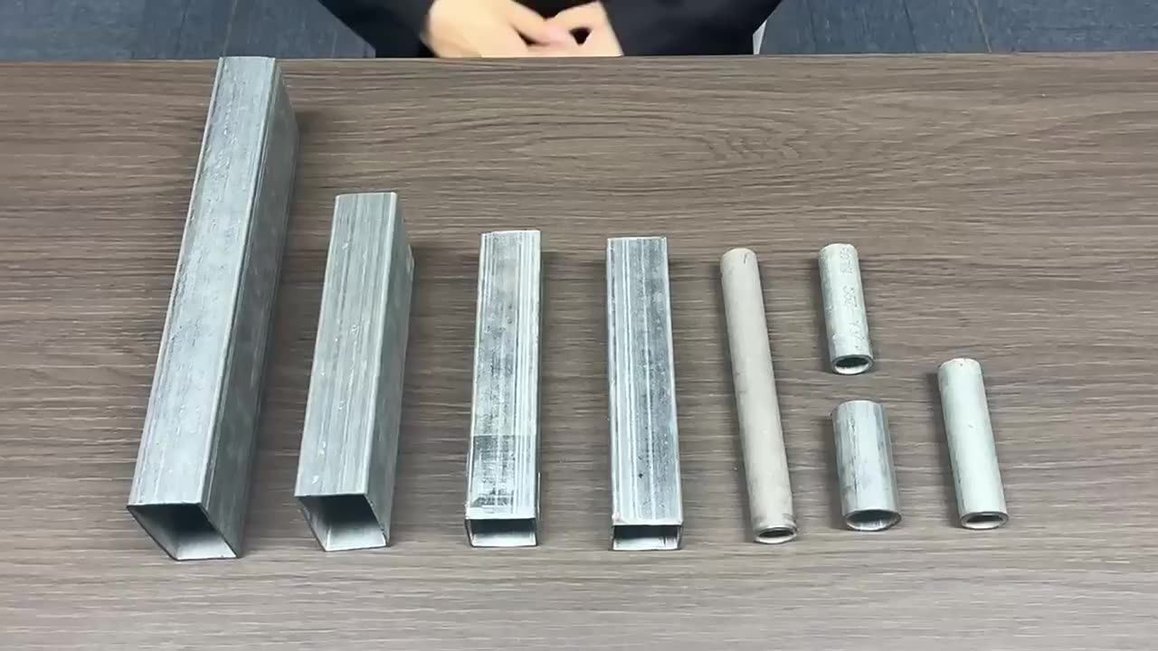 Ms Rectangular Hollow Gi Pipe Dn50 Galvanized Steel Monopole Roof ...