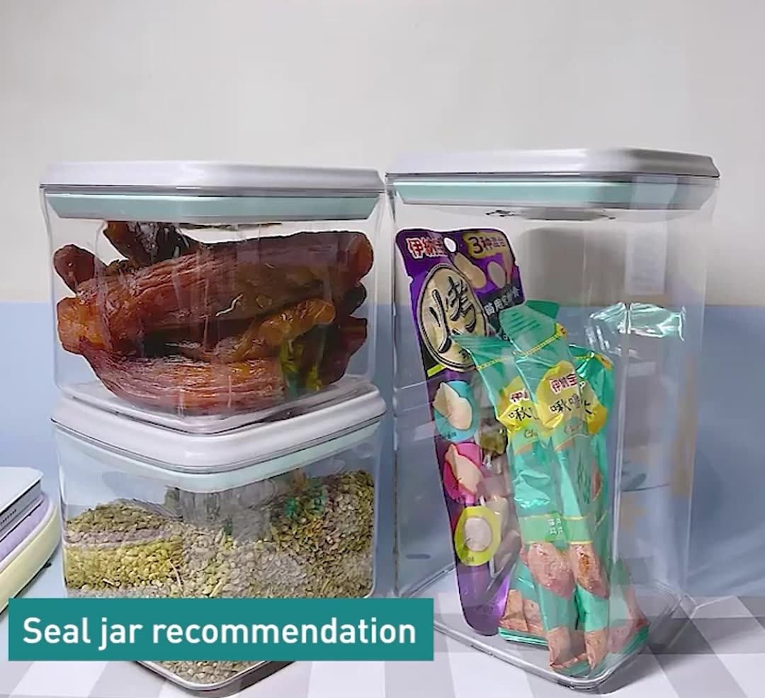 Ankou Design Affordable Pop Push Button Airtight Food Storage ...