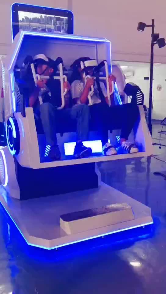 vr双人360旋转飞行器互动体感游戏机模拟过山车商场 体验馆设备vr-阿里巴巴