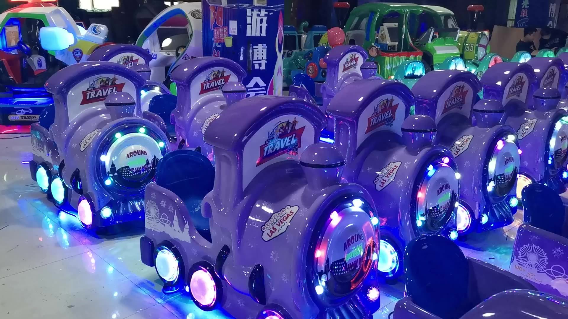 M Sky Ka-130 Fiberglass Amusement Train Machine Kiddie Rides Coin ...