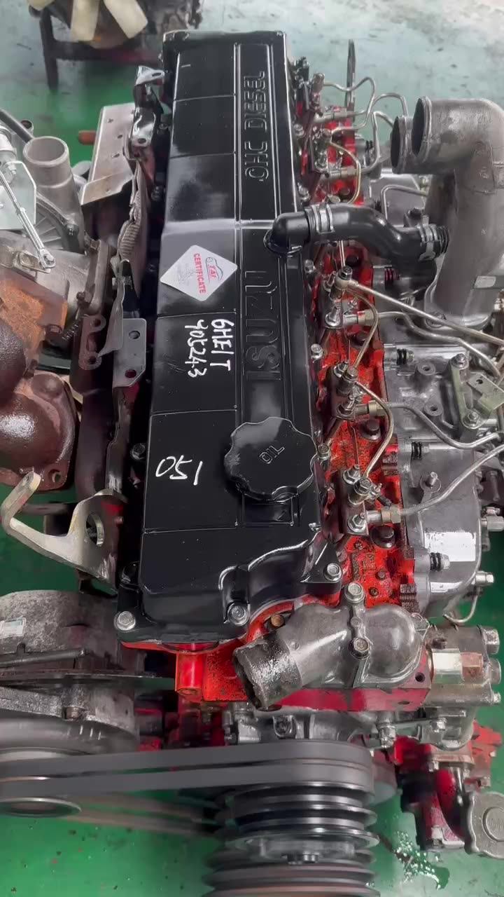 Used Original Complete Diesel Engine 6he1 For Isuzu Forward Truck - Buy ...