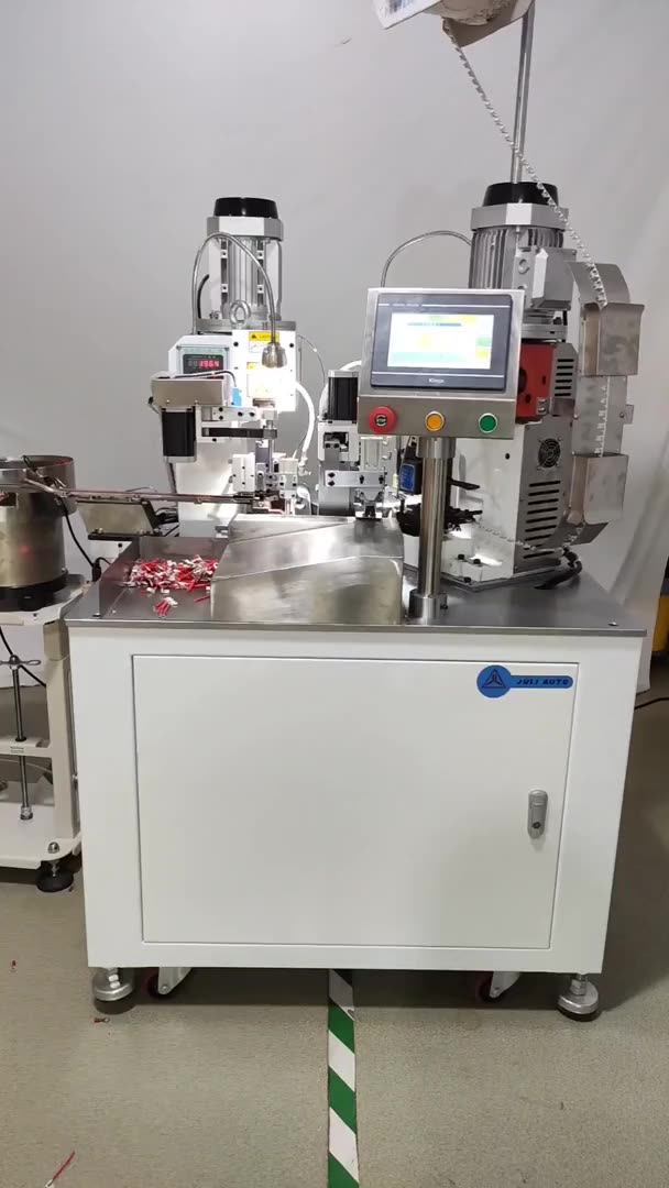 Fully Automatic Double Ends Terminal Crimping Machine For Jst Connector ...