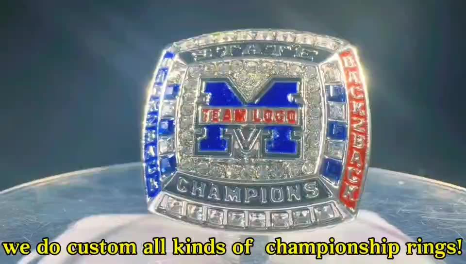 Custom Baseball Softball Usssa Youth Championship Rings Basketball ...