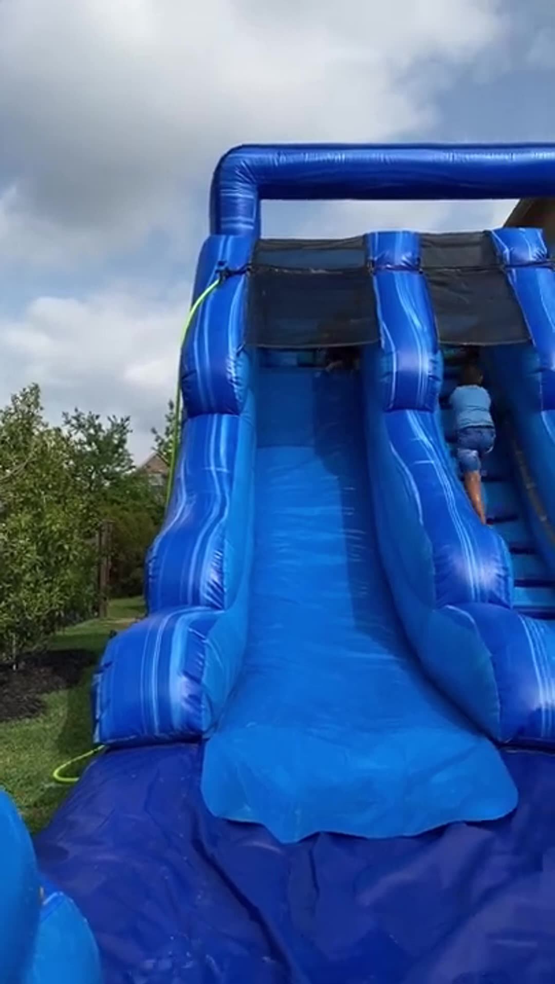 Outdoor Commercial Waterslide Backyard Giant Jumper Bouncy Castle Adult ...