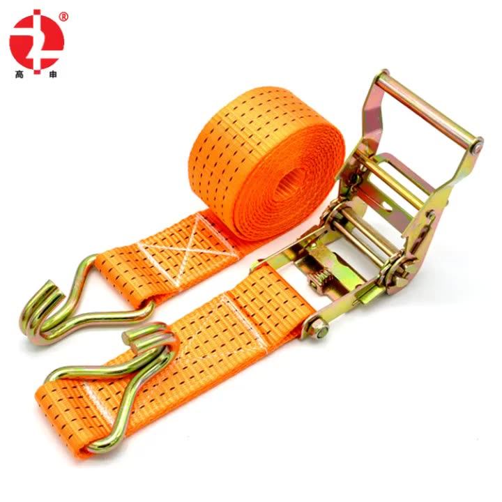 Heavy Duty Wholesale 1t 2t 3t 4t 5t 8t 10t Cargo Lashing Belt Ratchet ...