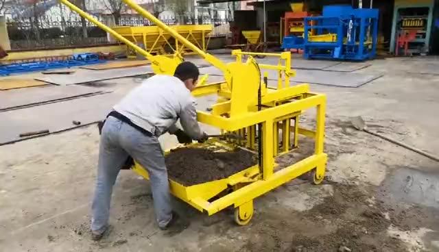 Manual Egg Laying Block Machine Price Qmr4-45 Brick Making Machine ...