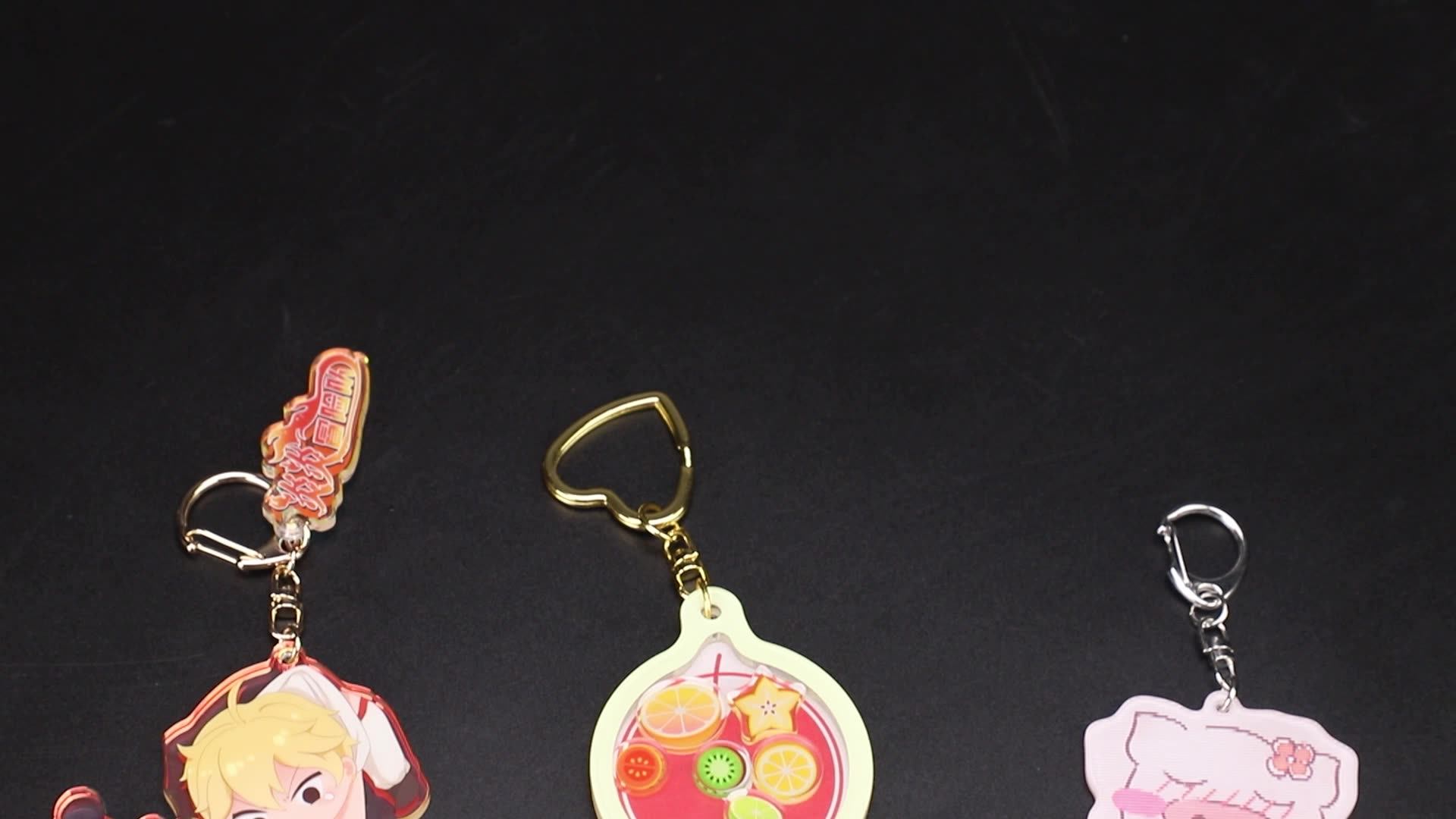 Custom Figure Acrylic Keychain Standee Spring Doll Car Ornament - Buy ...