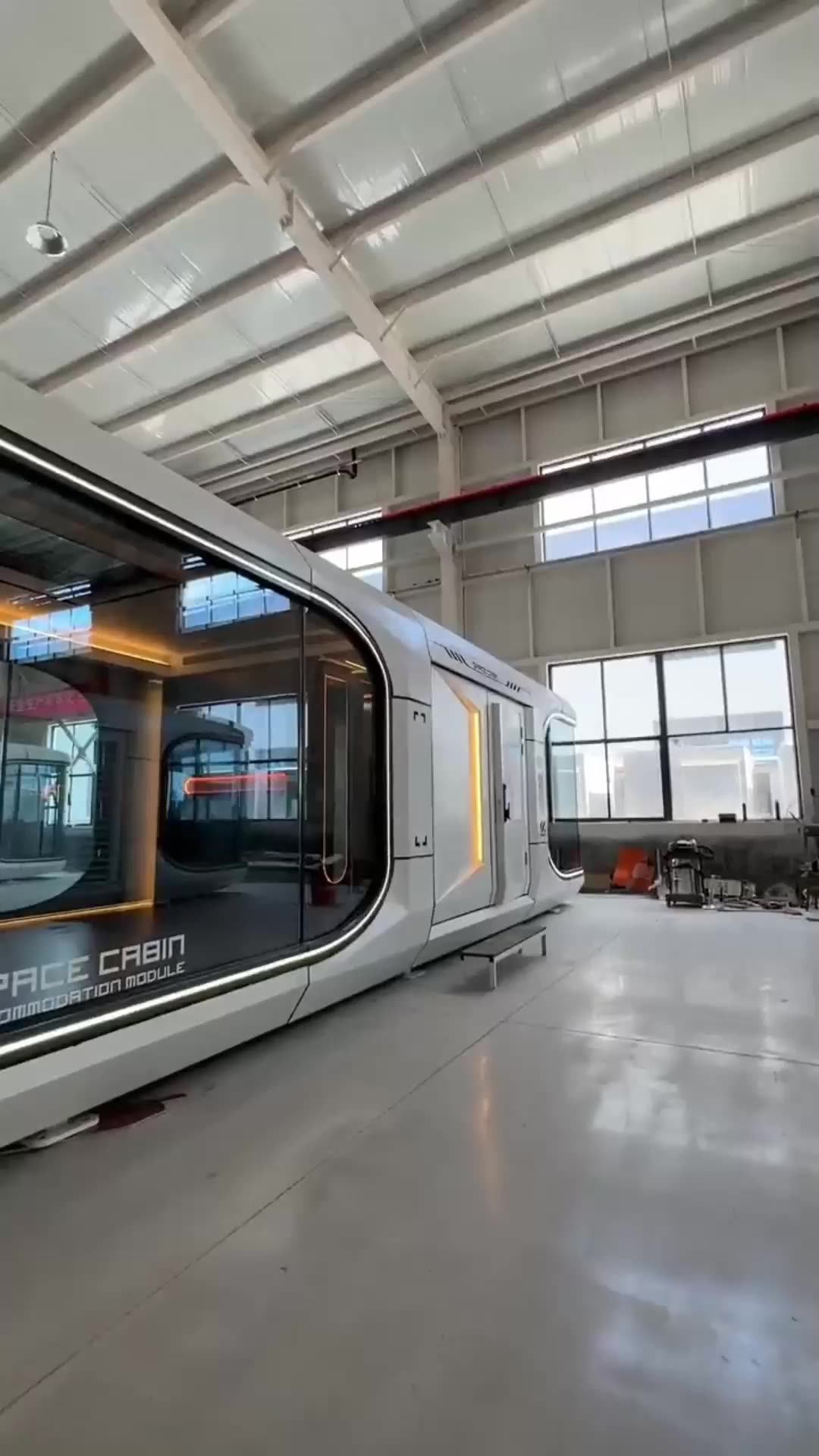 Modern Tiny Solid Luxury Wood Capsule Living Room Beach Mobile Sleeping ...