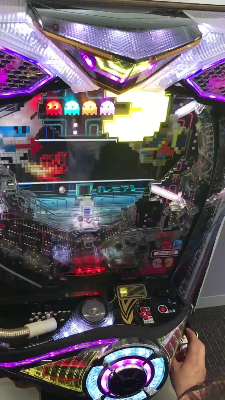 Cr Namcot Collection Bandai Pacman Series Japan Pachinko Pinball Game ...