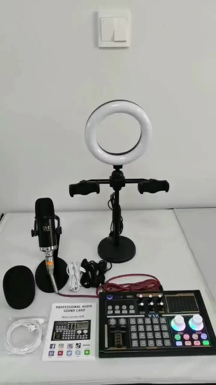 Bm 800 Professional Pc Dj18 Sound Card Set Bm800 Mic Studio Condenser Microphone For Karaoke ...