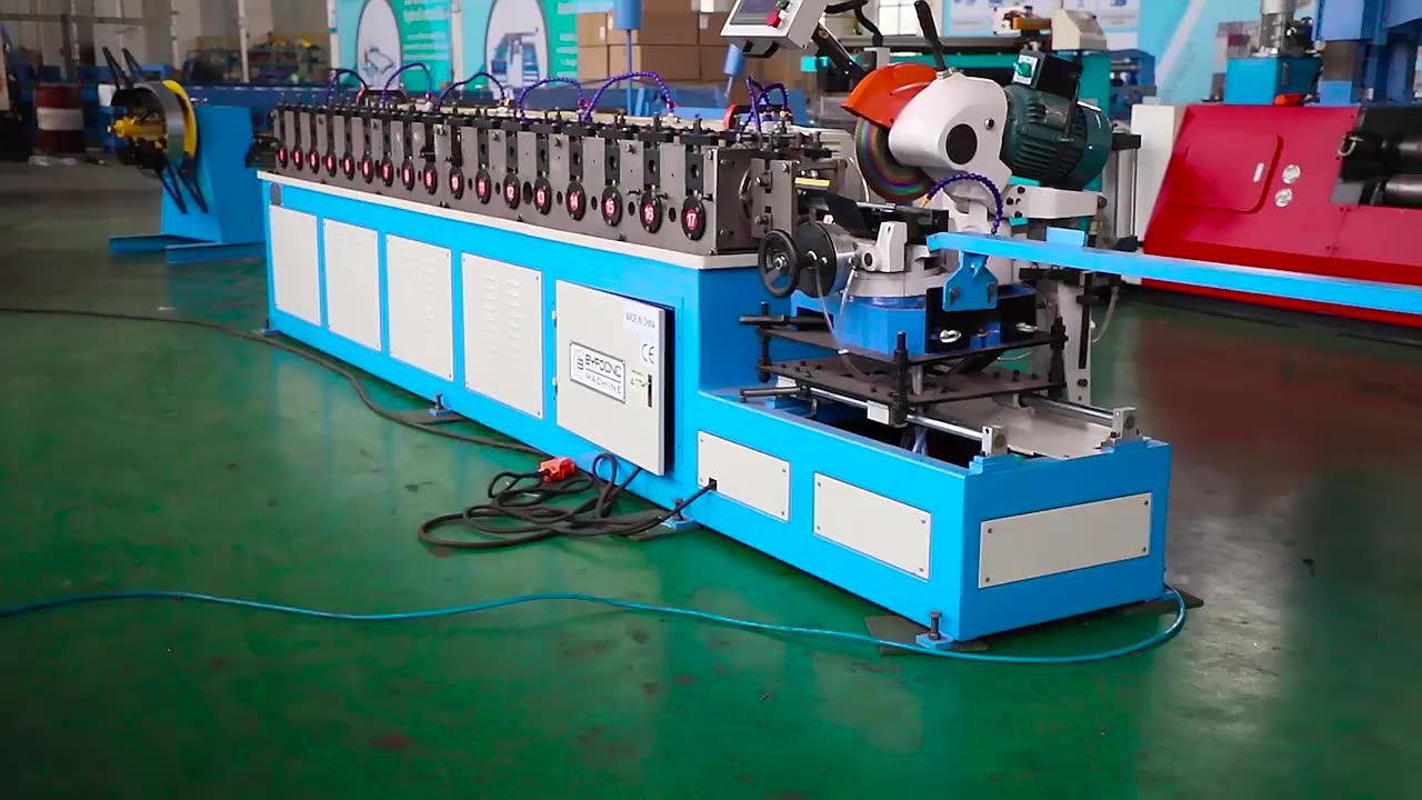 Galvanized Steel Tdc Duct Flange Forming Machine For Square Duct ...