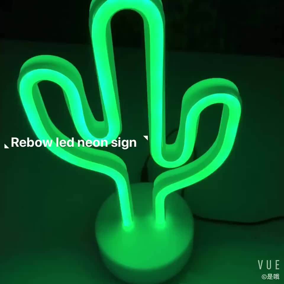 Ultra Low Price Custom Table Light Led Neon Table Lamp White Pvc Led ...