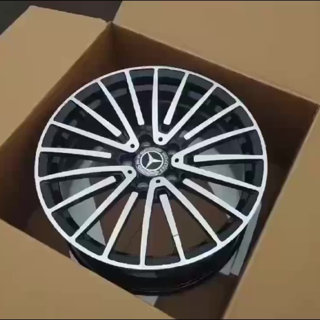 Autogo Aftermarket Gunmetal Black Polish Chrome Gold Forged Car Wheels ...