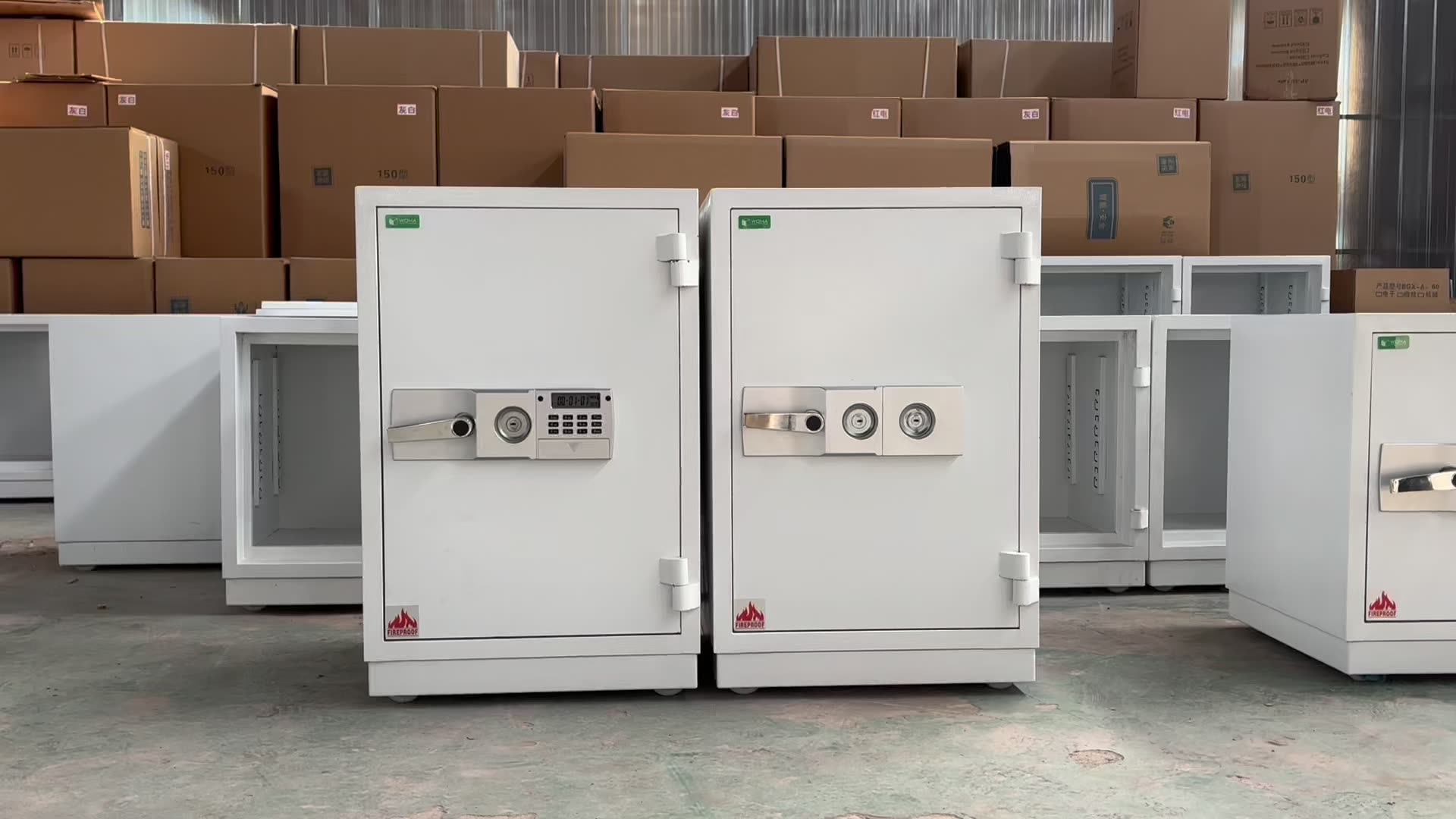 Large Heavy Duty Home Safe Deposit Box Fireproof Digital Home Security ...