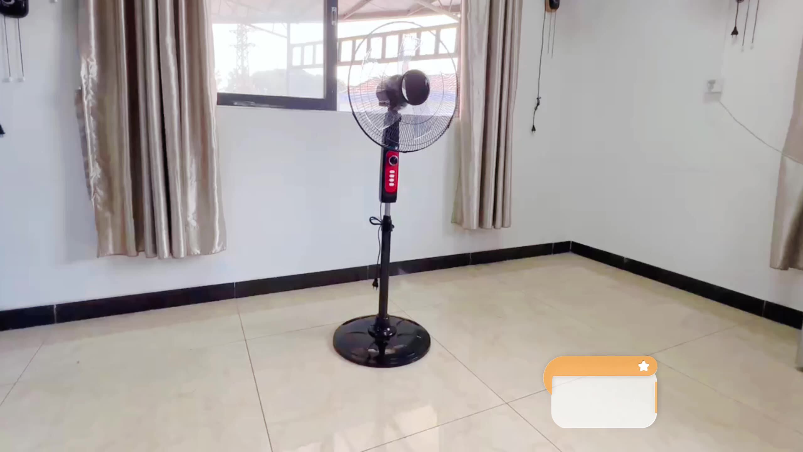 Hot Sell Modern High Speed Ac Stand Fan 16 Inch With Cross Base South ...