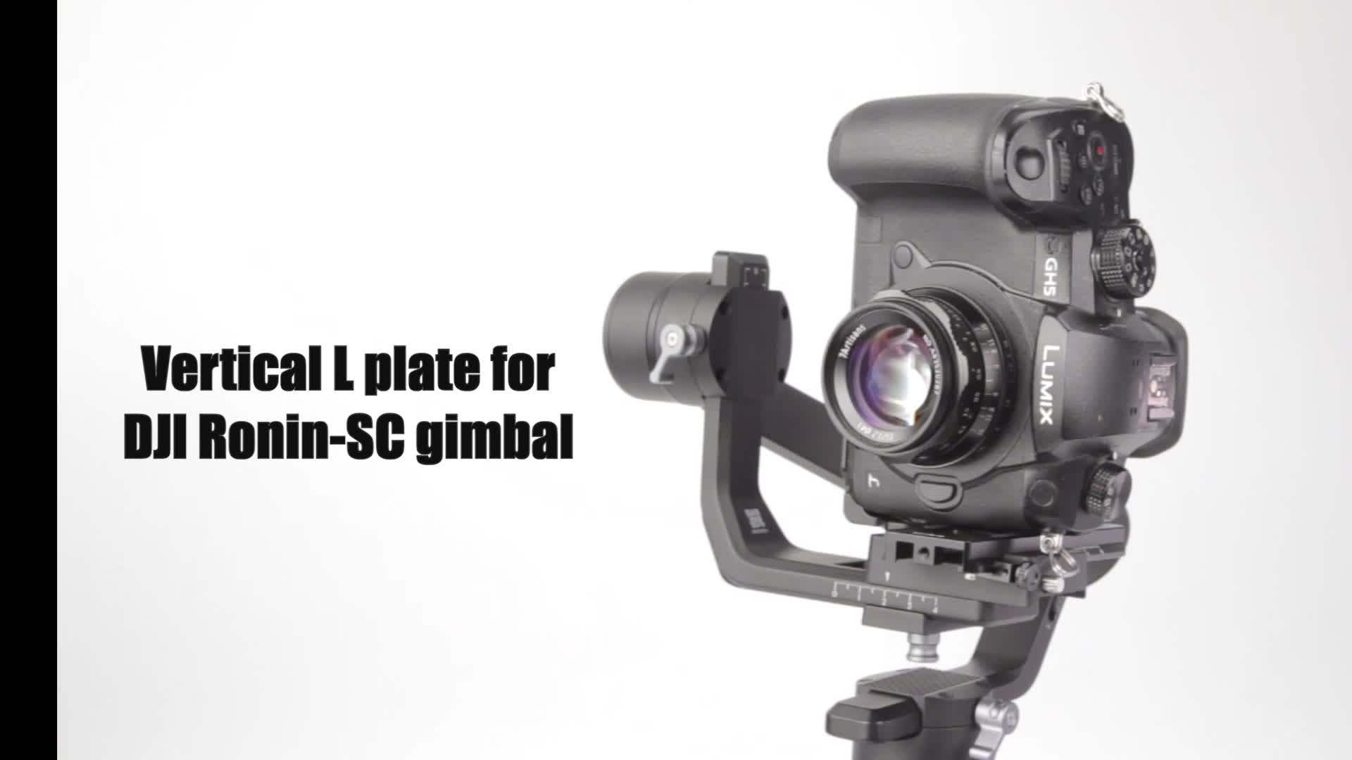 Aluminium Camera L Shaped Slider Plate L-shaped Bracket Vertical Shoot ...