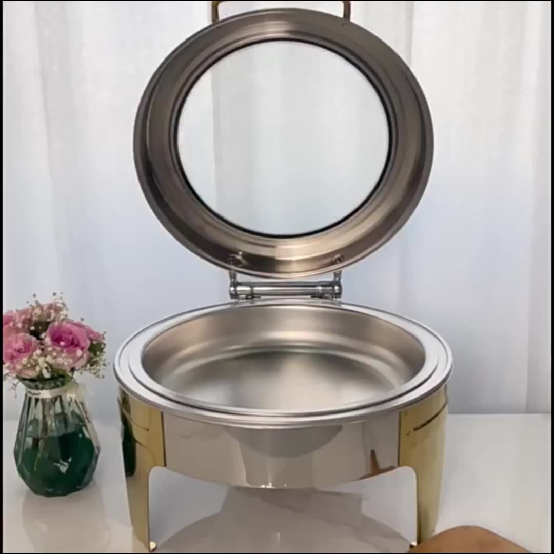 Factory Stainless Steel Hotel Chafing Dish Buffet Set Catering ...