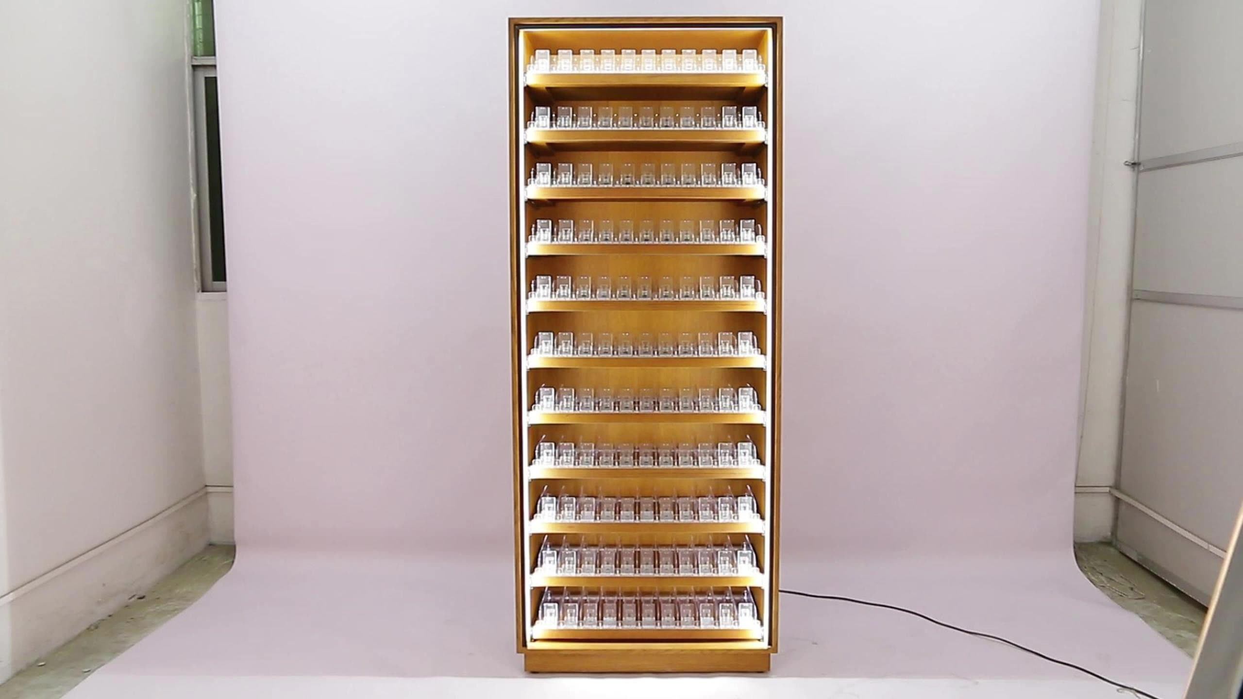 Smoke Shop Display Fixture Counter Cigarettes Display Rack Floor ...