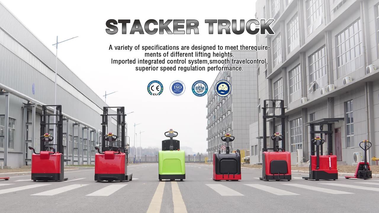 Heli Lift Stacker Truck Pallet Electric Forklift Cdd12 1.2 Ton - Buy ...