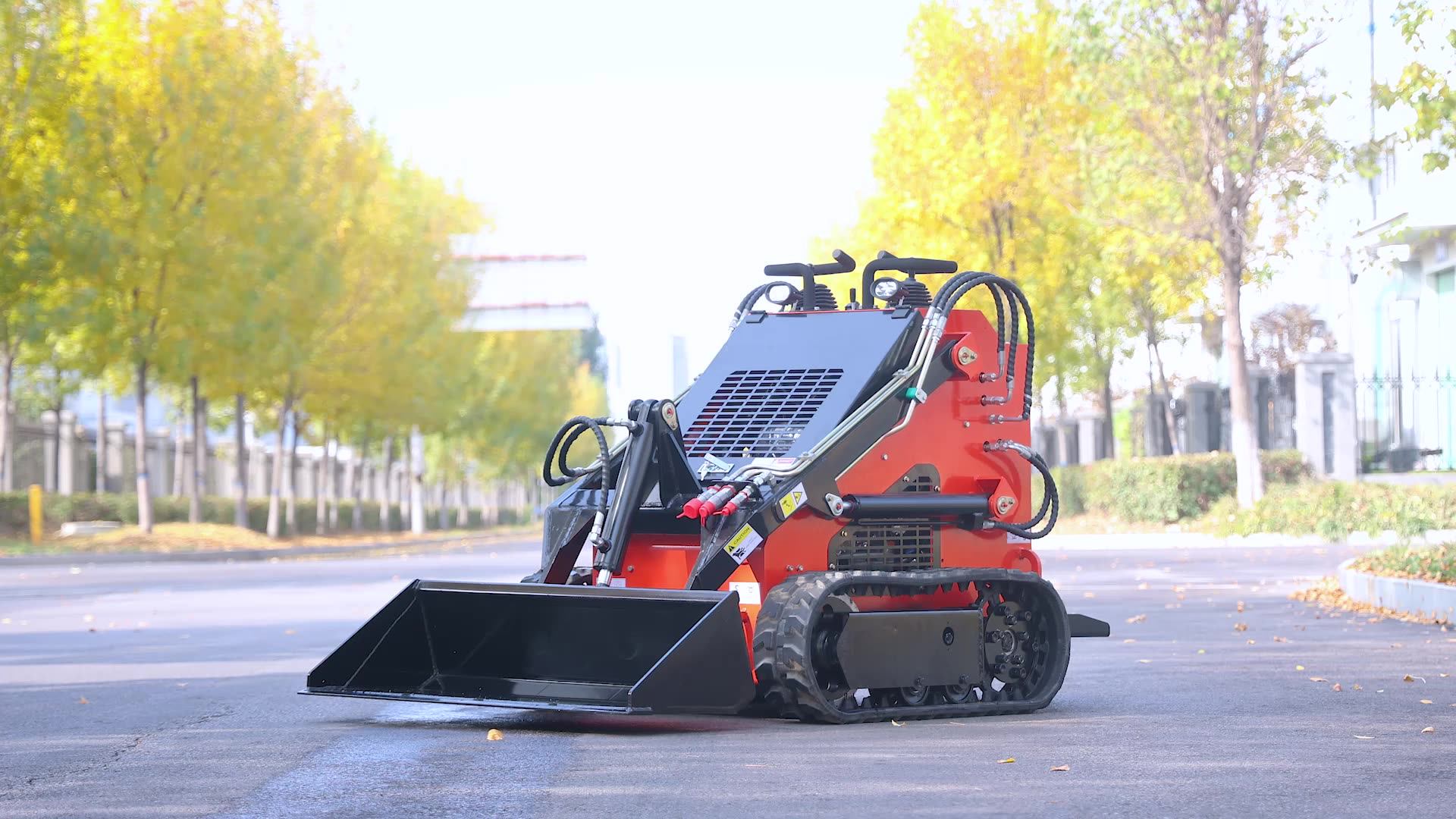 Free Shipping Cheap Epa Engine Wheel Loader Diesel mini skid steer ...