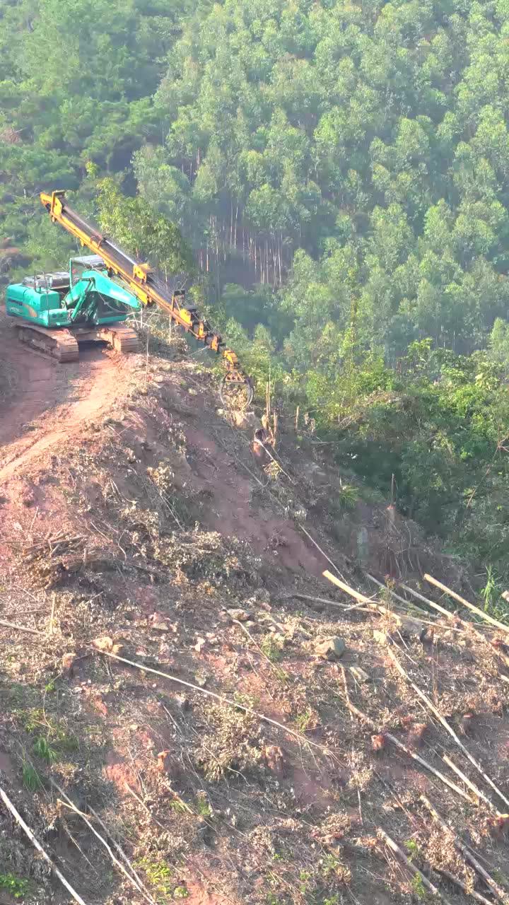 Forestry Log Piling Machine Xuvol Wyj-325l,Extend 25 Meters For ...