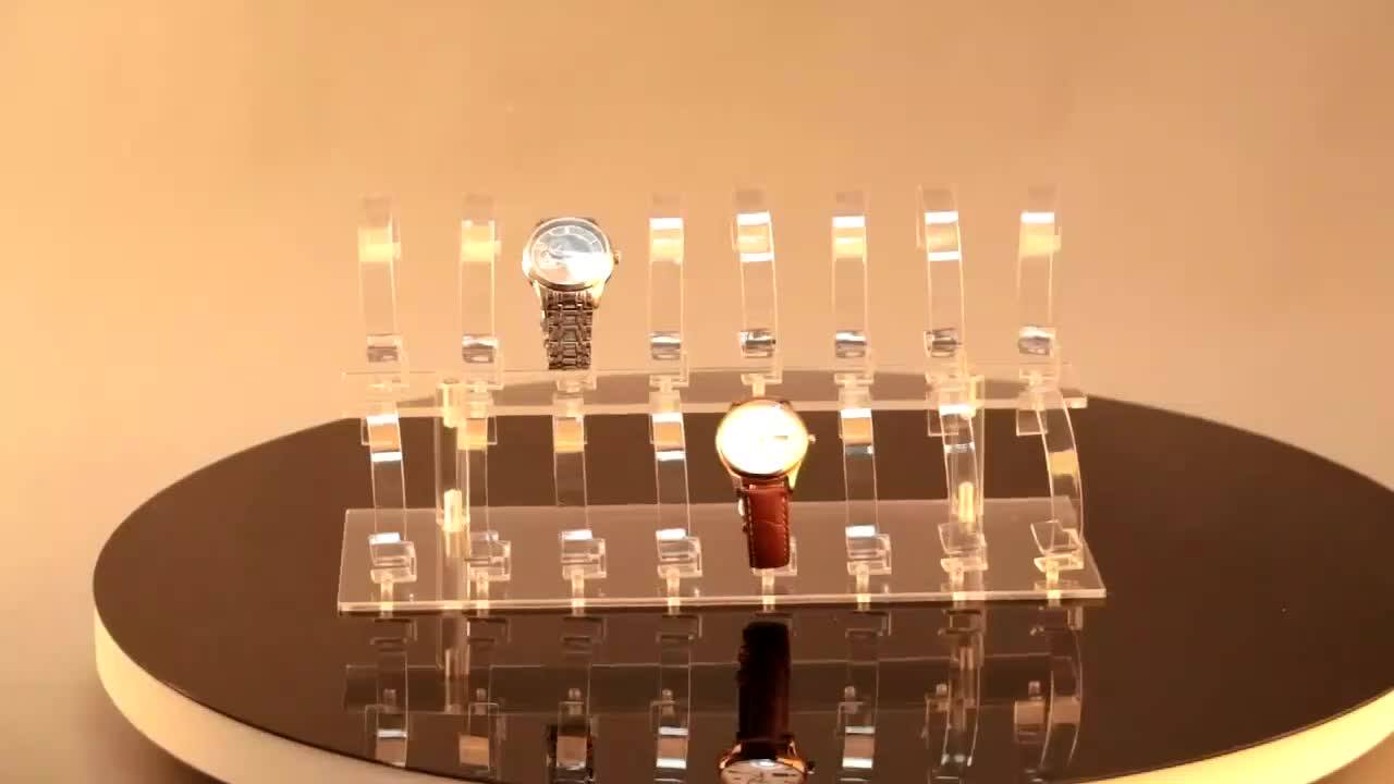 Vonvik 3-tier Acrylic Floor Watch Display Stand Acrylic Watch Display ...