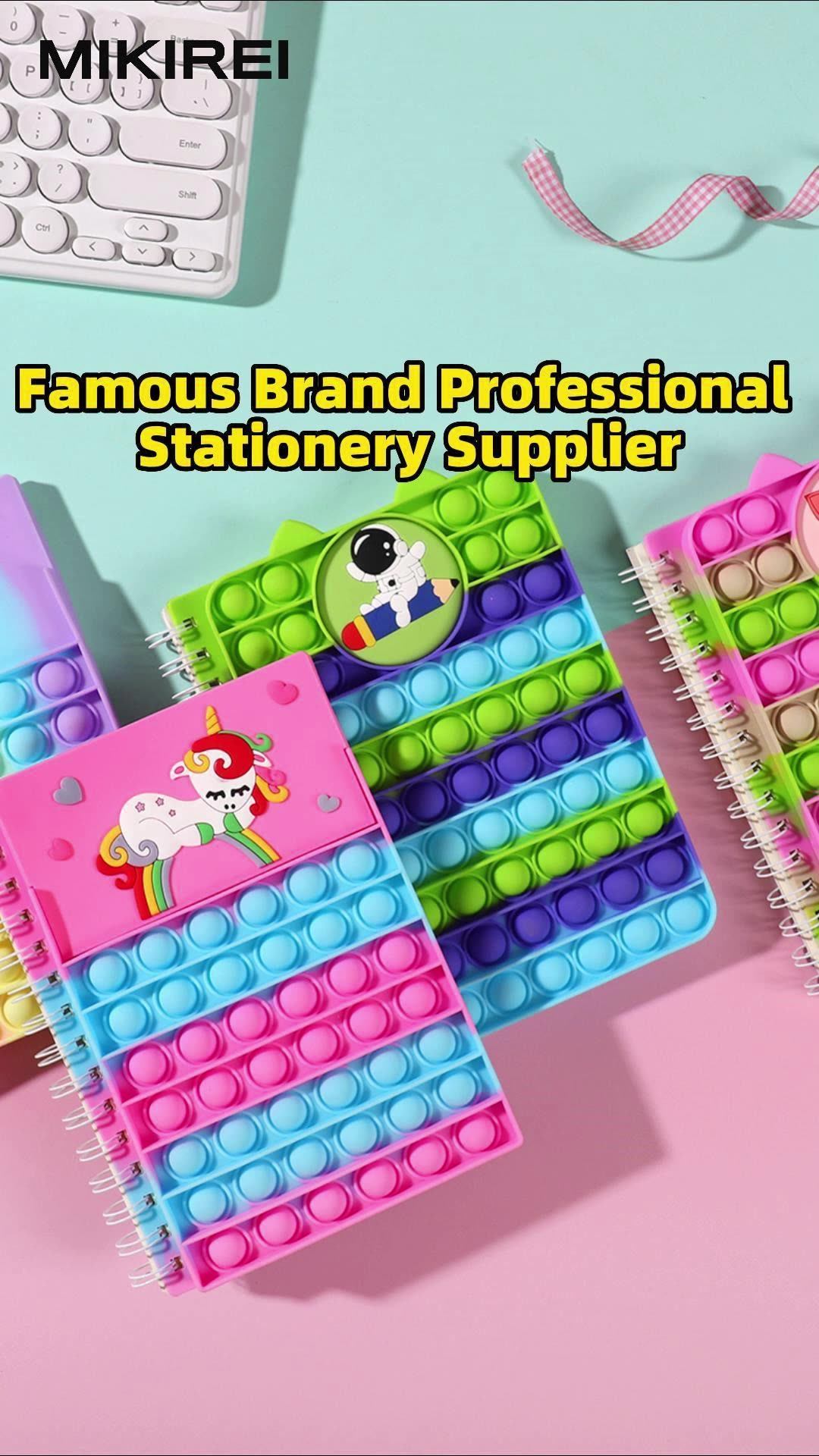 2023 Butterfly Rocket Push Bubble Carton Notebook Popit Notebook Diary ...