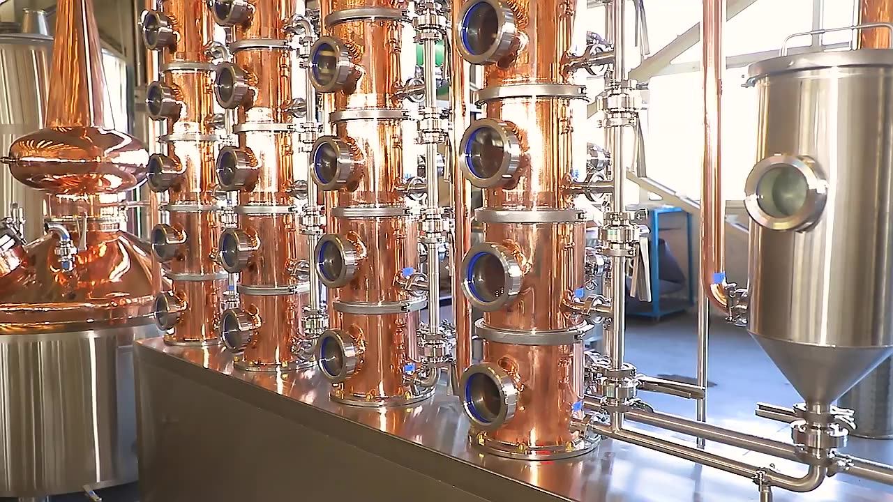 Meto 300l 500l Column Distillation Vodka Rum Gin Making Machines Whisky ...