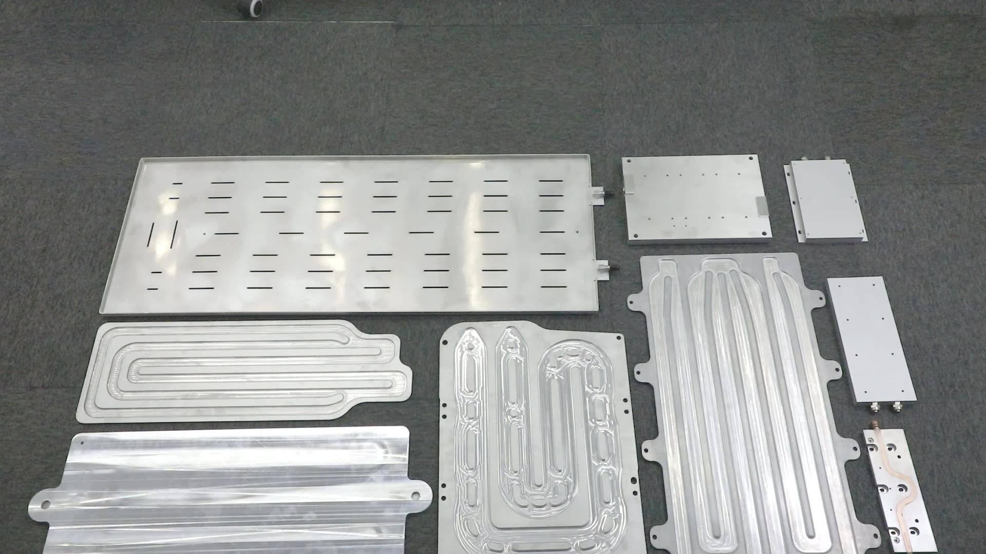 Ev Battery Ess Aluminum Cold Plate Water Cold Liquid Cooling Braze ...