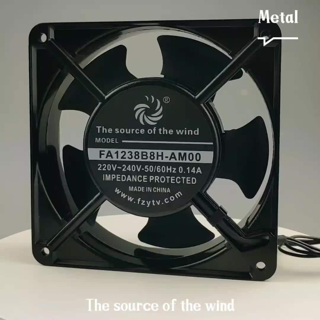 High Cfm Metal 12038 Ac 120x120x38 220volt 120mm 5inch Cabinet Axial ...