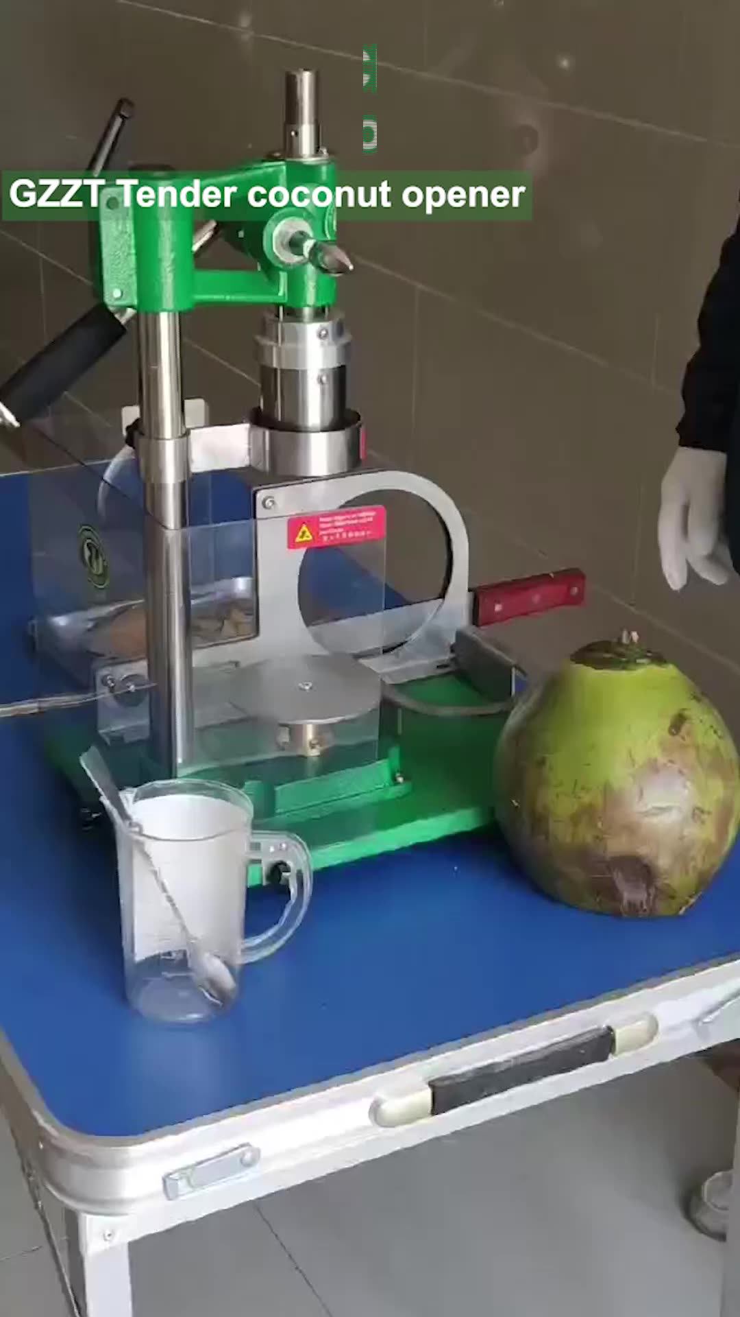 Coconut Cutter Manual Opening Coconuts Machine Save Effort Stainless ...