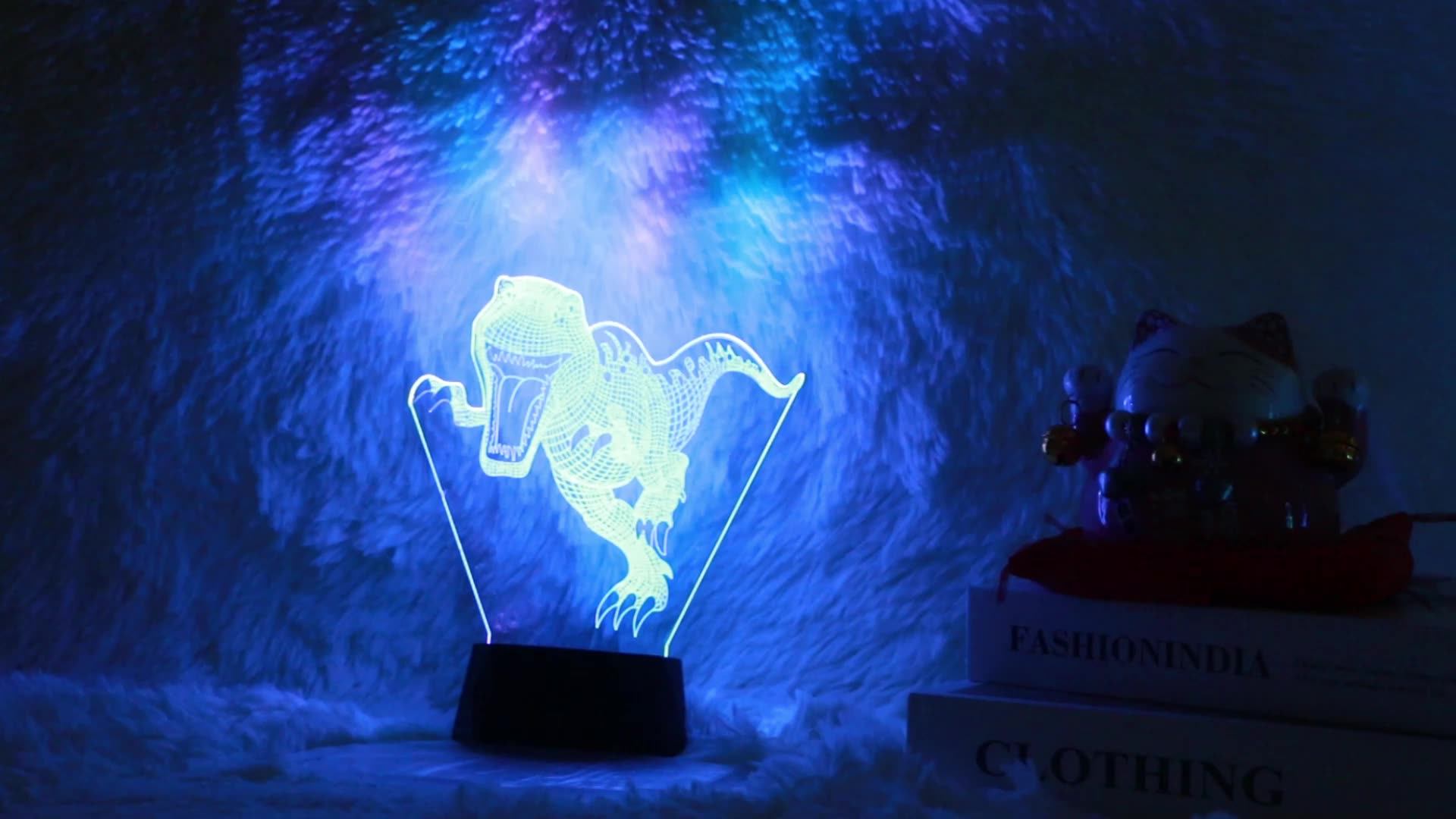 Colorful Dynamic Special Acrylic New Peculiar Creative Gift Led Lamp ...