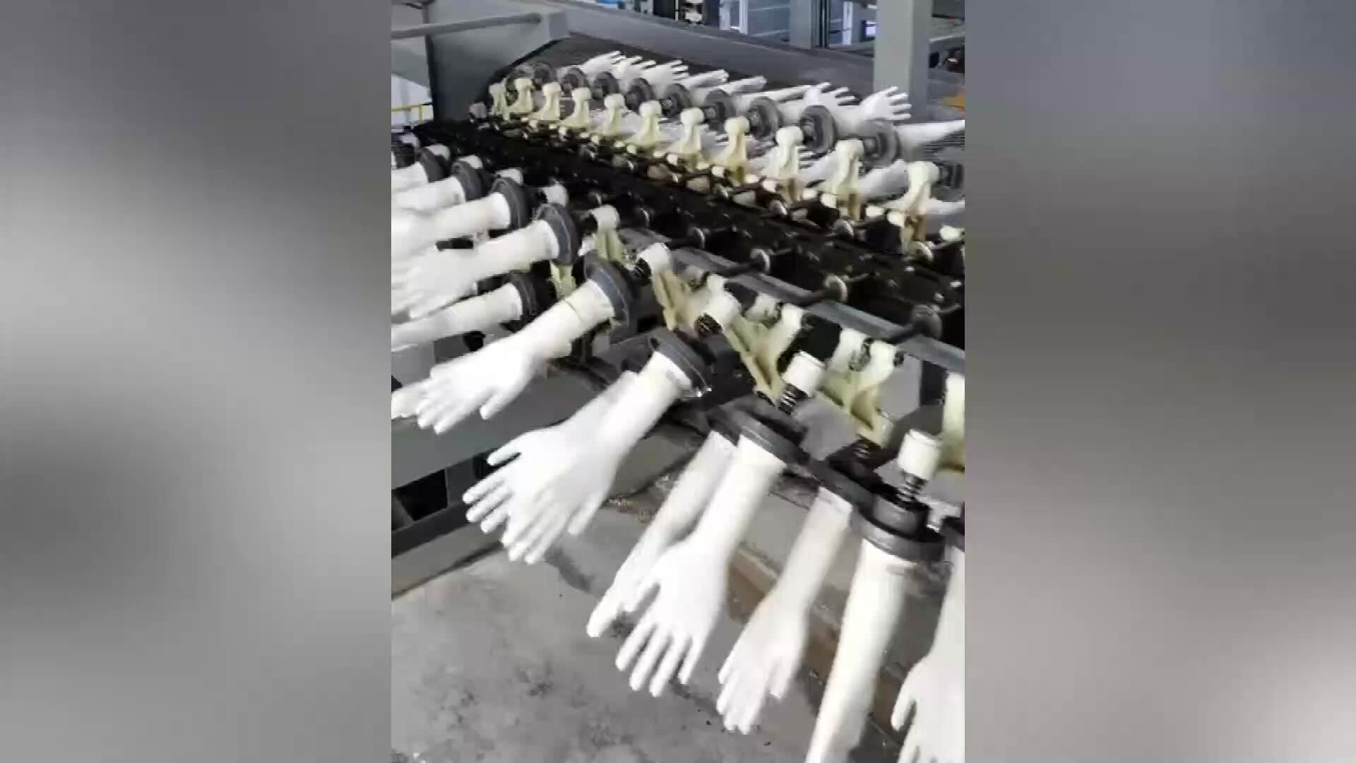 Latex/pvc Glove Dipping Production Line - Buy Latex Glove Dipping ...