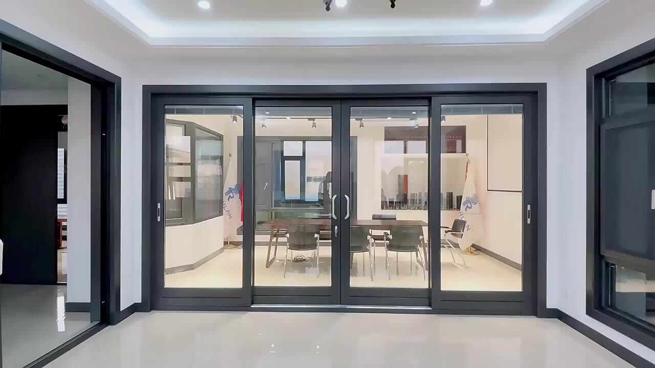 Australian Standard Double Glaze Glass Doors Balcony Aluminum Sliding ...