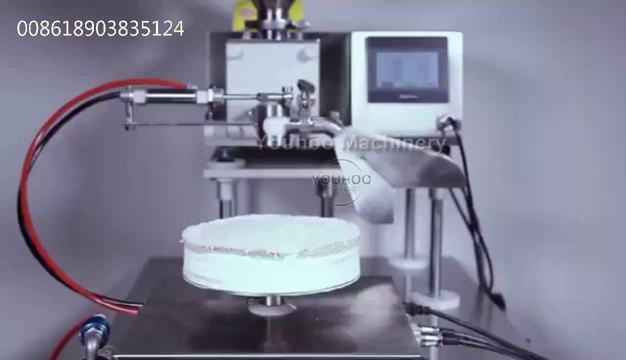 High Capacity Fully Automatic Cake Icing Smoother Machine Cake Icing ...