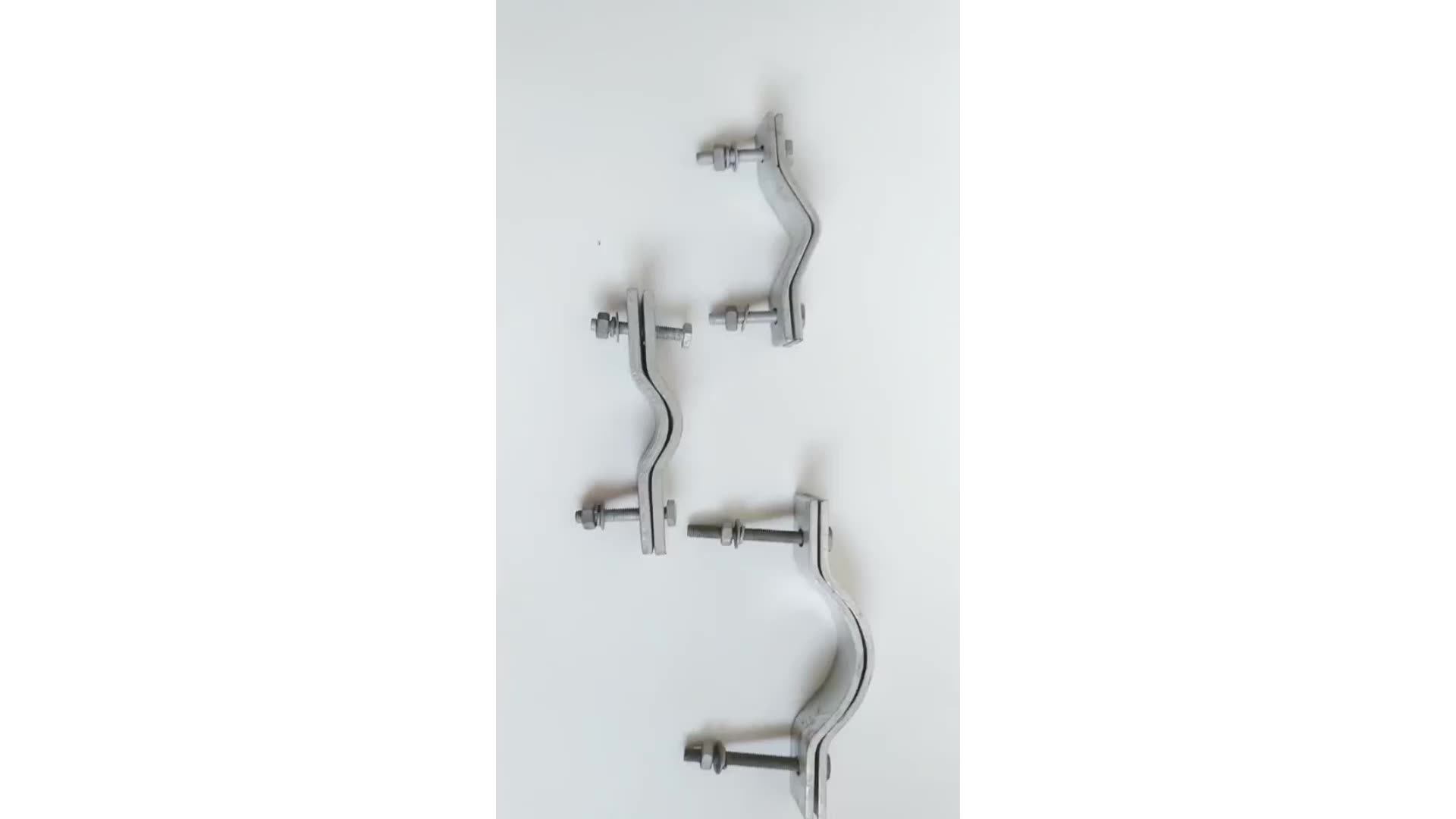 Galvanized Lamp Post Brackets Of Street Light Poles Mounting Bracket ...