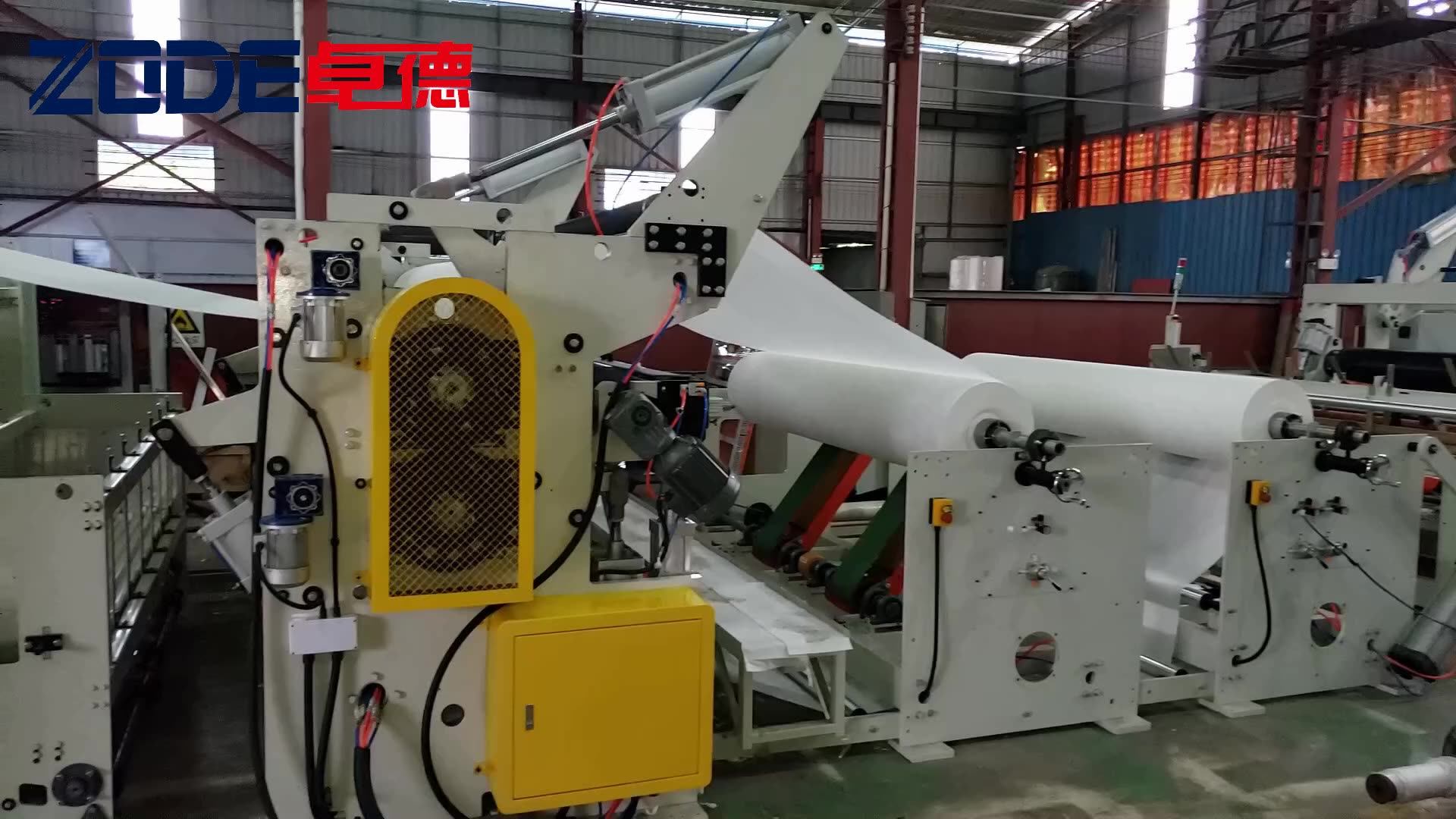 High Production Non-stop Tissue Paper Roll Converting Making Machine ...