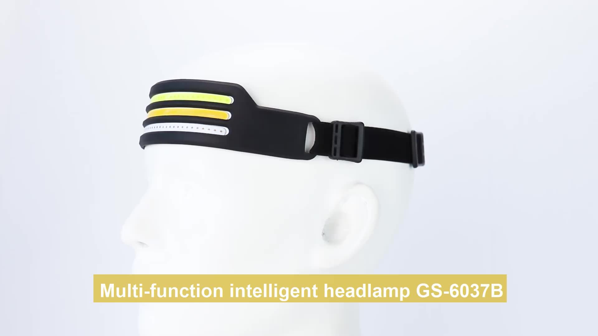 High-power Outdoor Led Headlight With Motion Sensor Rechargeable With ...