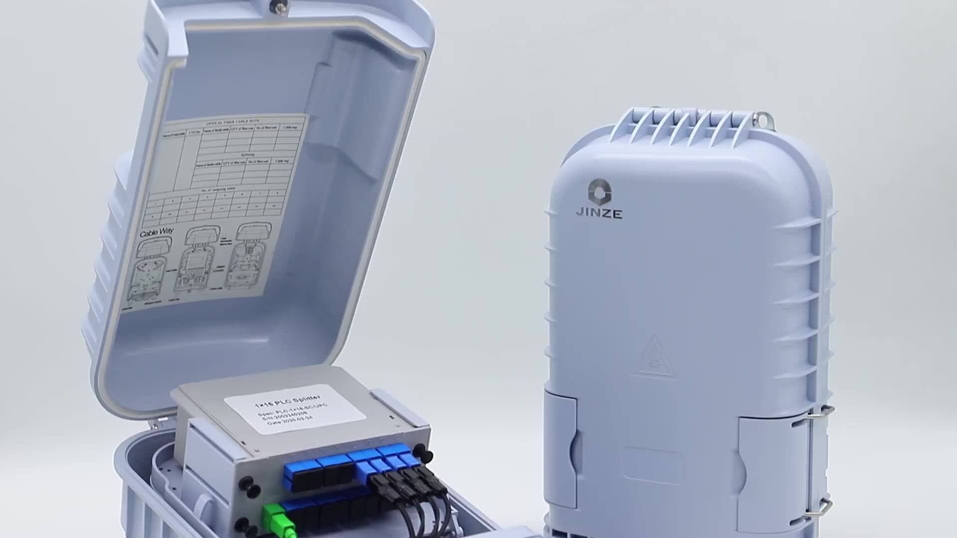 Patent Design Fttx Ftth Box Anatel Pc Abs 1 8 16 Fiber Splitter Box ...