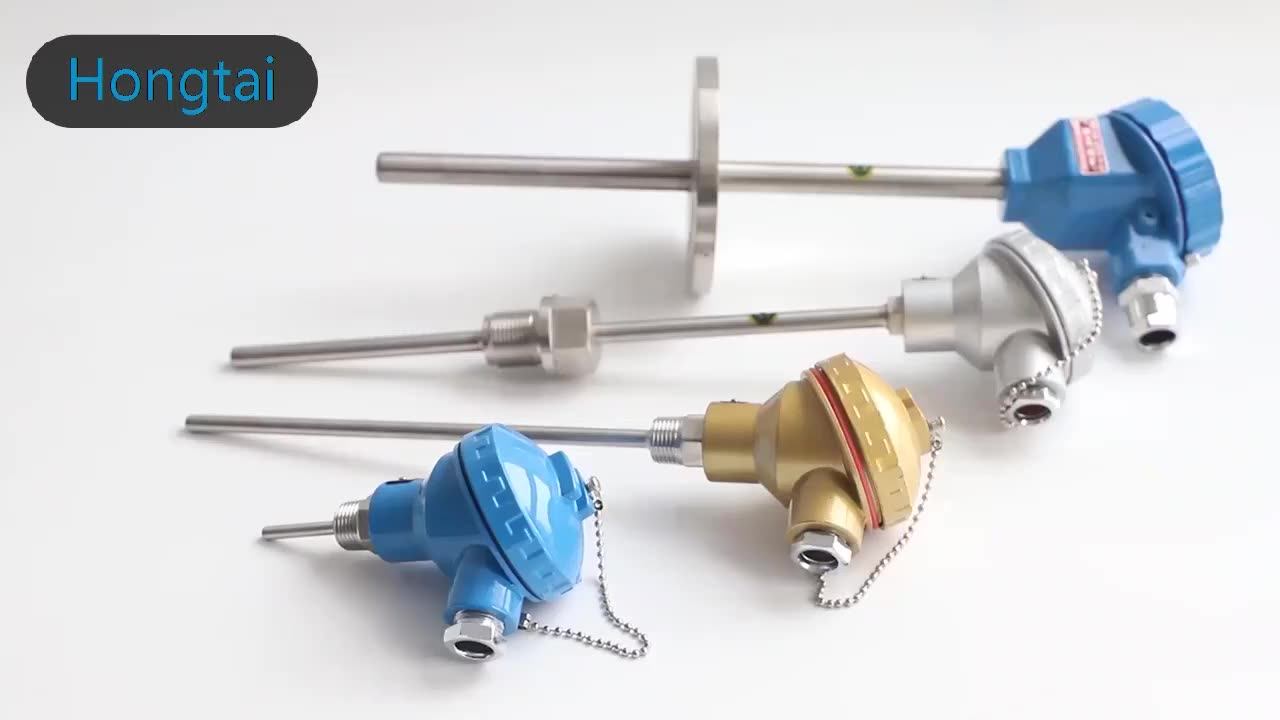 Rtd Pt100 Temperature Sensor Thread M8 Cable 2m Thermocouple Probe ...