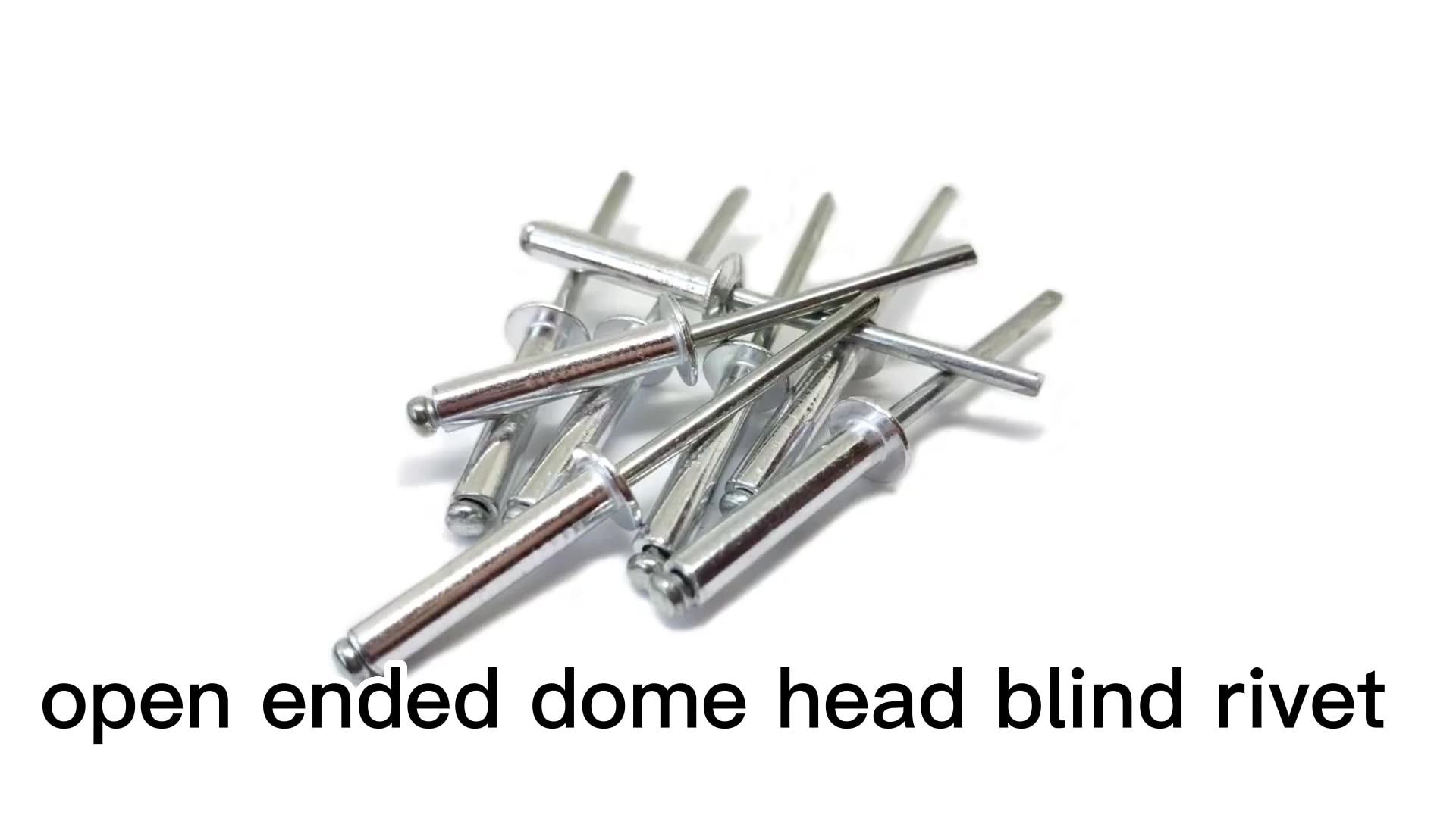 Supply Din7337 Waterproof Galvanized Aluminum Blind Pop Rivet Double ...