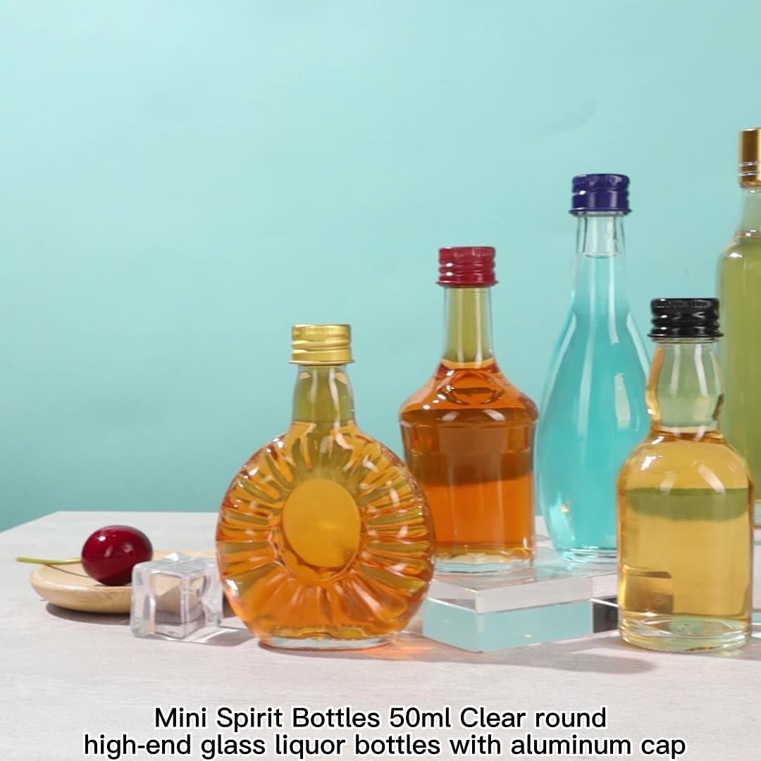 Mini Patron Tequila Cocktail Glass Bottle Different Shape 50ml Small ...