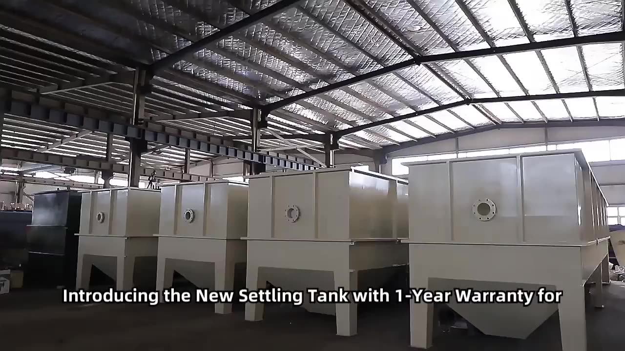 Sewage Sludge Treatment Inclined Tube Skid-mounted Mobiled Settler ...