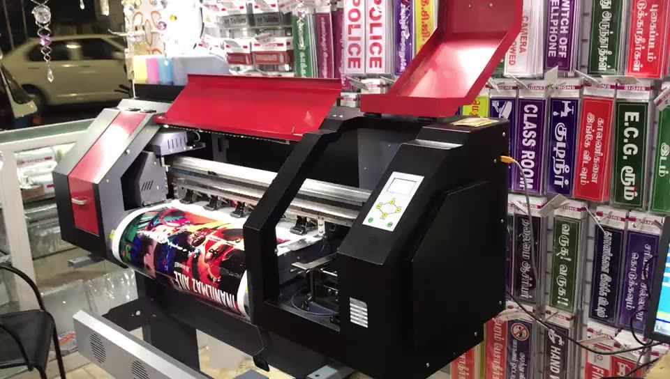 Mini High Precision 60cm Eco Solvent Roll To Roll Digital Inkjet ...