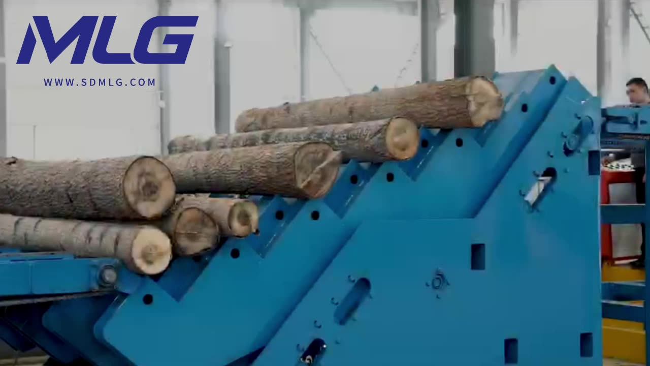 8 Feet Log Debarker Machine Low Noise Tooth Roll Wood Debarker Tree ...