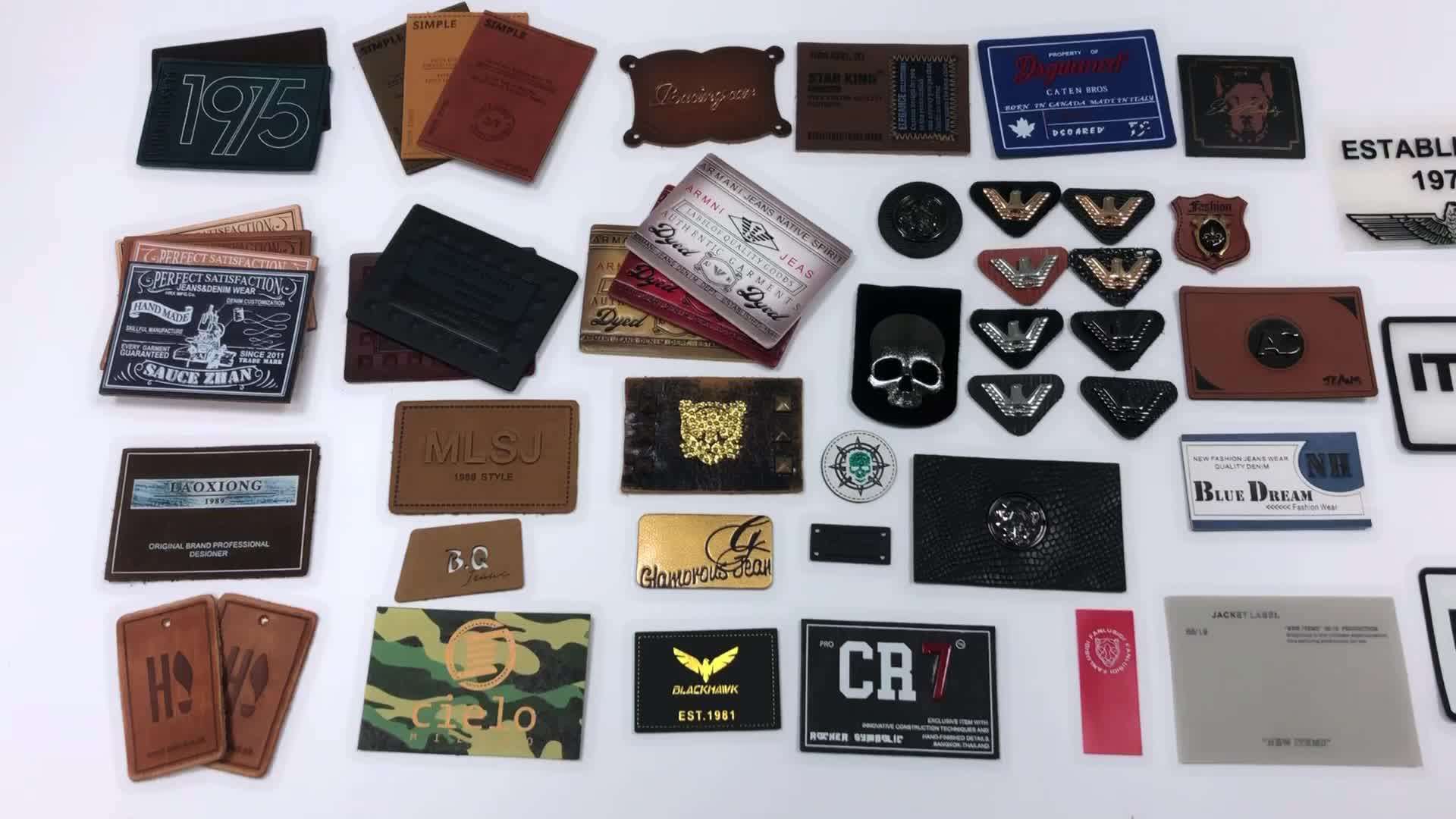 Best Price Custom Brand Jeans Tag Pu Label Embossed Leather Label Patch ...