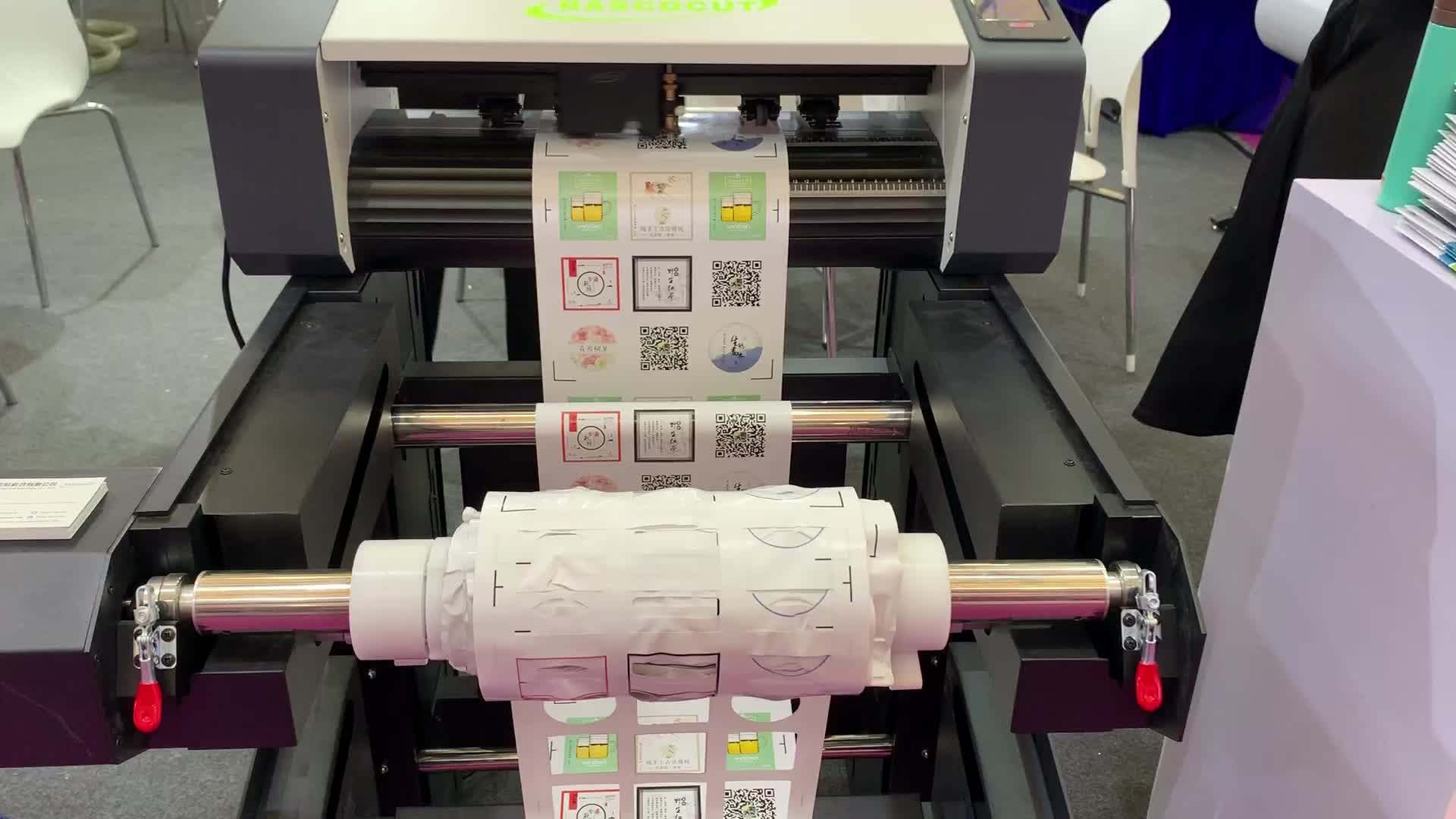 Bascocut Digital Roll Label Cutting Machine/cortador De Etiquetas En ...