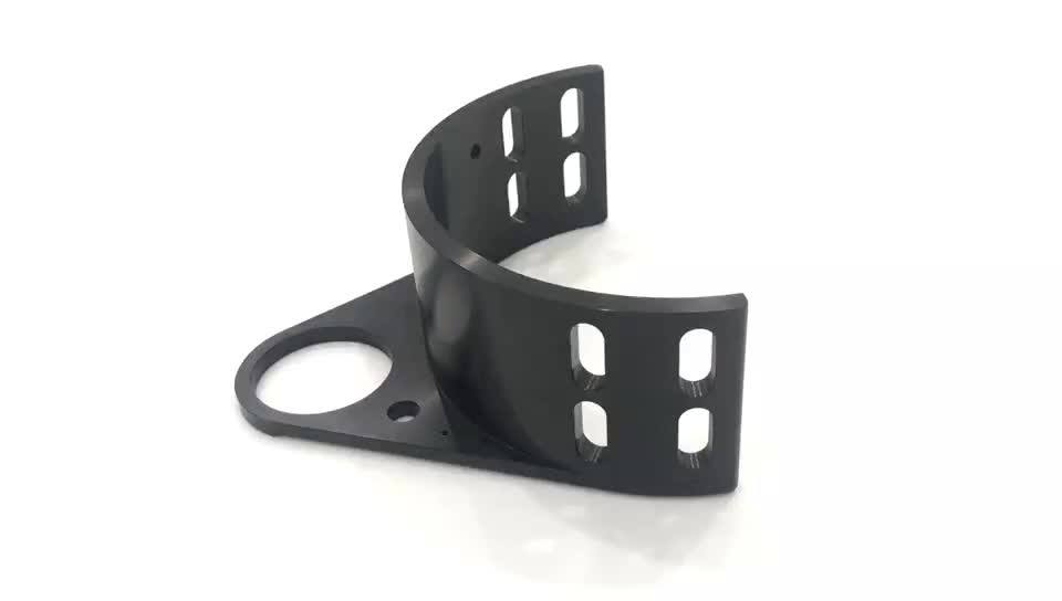 Cnc Machining Custom Plastic U Bracket Clamp,Plastic Shelf Bracket For ...