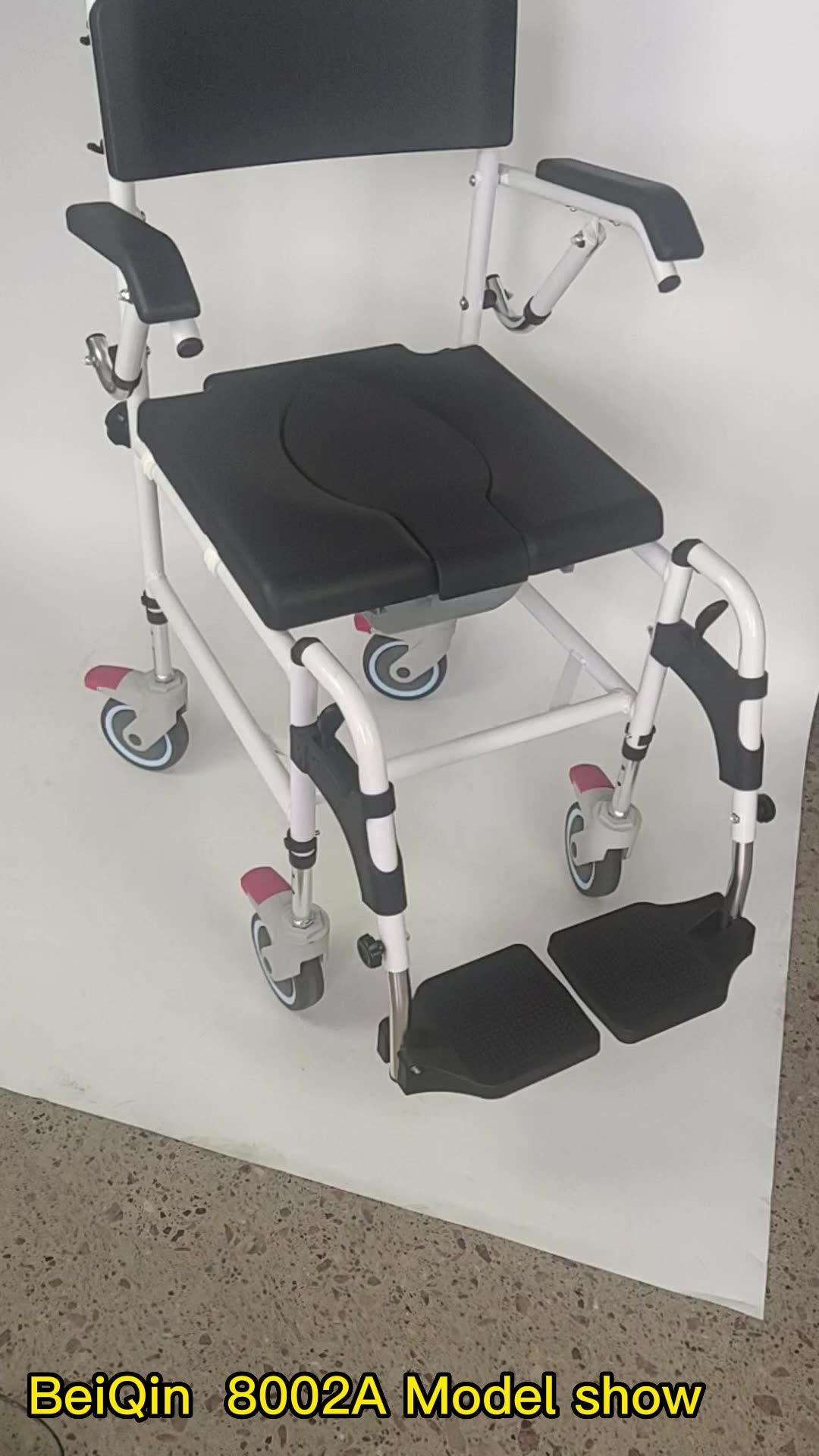 Commode Wheelchair Toilet Portable Folding Commode Chair Beside Commode ...